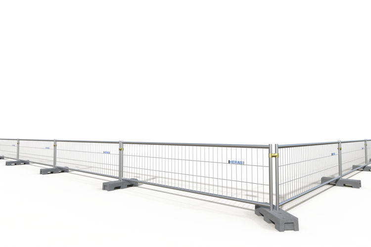 Heras temporary fence M55 for usage during roadworks