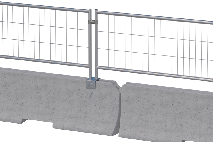 Heras temporary fence M55 for usage during roadworks